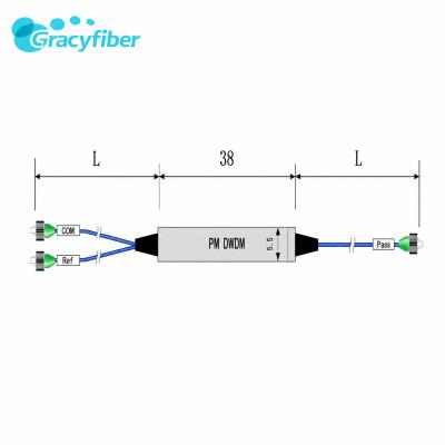China Polarization Maintaining Coarse Wavelength Division Multiplexer PM CWDM 2 - 16 Channels for sale