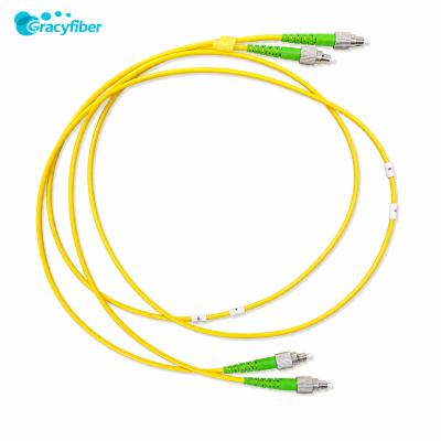 China PM1550nm Polarization Maintaining Patch Cable FC APC Low Insertion Loss High Return Loss for sale
