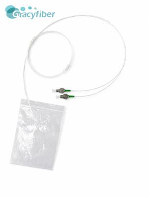 China Custom Single Mode Fiber Pigtail | 0° AR Coated Capillary to FC-APC | SMF-28e 0.9mm White Tube with Number Marker | Gracyfiber for sale