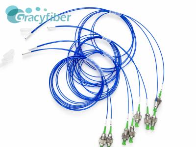 China 16CH PM Fiber Array | 127μm Pitch, 0° Flat Quartz Block | PM1550 Fiber, Slow Axis to Key | High ER 25dB PMFA | Gracyfiber for sale