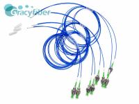 China 1CH PM Fiber Array Single Channel PMFA Polarization Maintaining FA Corning PM1550 0 Degree Polish FC APC for sale