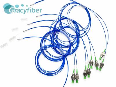 China 1CH PM Fiber Array | 0° Ultra-Thin 8x2.5x0.753mm Quartz Block | Corning PM1550, Slow Axis to Key | High ER 25dB PMFA | Gracyfiber for sale