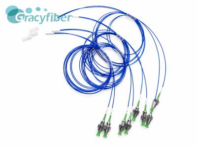 China High-Density 16-Channel Polarization Maintaining FA | 127μm Spacing, 8 Degree APC | PM II Alignment | Low IL ≤0.3dB for sale