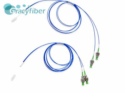 China High-Density 24-Channel Polarization Maintaining FA | PM1550 Fiber, 127μm Spacing | PM II Alignment, FC/APC | Quartz Block for sale
