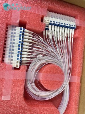 China 48CH 100GHz DWDM AAWG Module Flat Top C15 C62 Low Loss Fiber Optic Mux Demux LC UPC for C Band Optical Network for sale