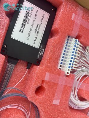 China 40CH 100GHz DWDM AAWG Module AAWG 40 LL Flat Top C21 C60 Low Loss Fiber Optic Mux Demux LC UPC for C Band Optical Network for sale