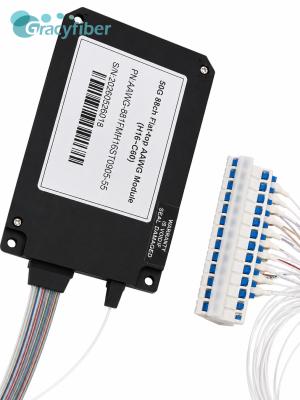 China 40CH 100GHz DWDM AAWG Module Flat Top C15 C34 C41 C60 Fiber Optic Mux Demux Low Insertion Loss LC UPC SC UPC for Optical Network for sale