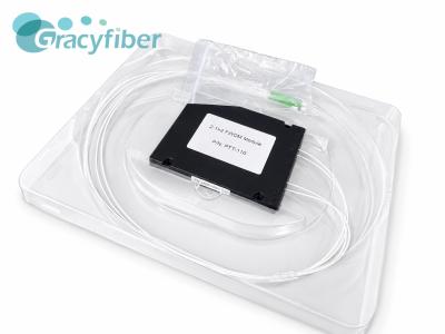 China 1550nm 1625nm Mux Demux WDM Module 2CH Fiber Optic Filter Module Low Insertion Loss for Optical Line Protection and Monitoring for sale
