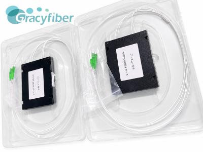 China Dual 1x2 FWDM Cascaded Module DATA 1260 1600nm Pass OTDR 1650nm Reflect LC APC Fiber Optic WDM Filter for PON FTTx Monitoring for sale