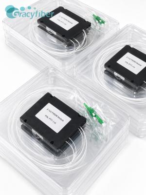 China Dual 1x2 FWDM Cascaded Module DATA T1260 1600nm OTDR R1650nm LC APC Fiber Optic WDM Filter Module for PON FTTx Optical Line Monitoring for sale