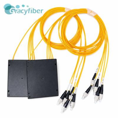 China 4CH O Band LAN WDM Mux Module 1x4 Fiber Optic Multiplexer Low Insertion Loss FC UPC 120x80x18mm Box Type for sale