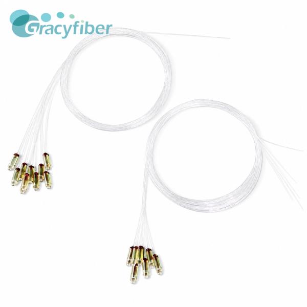 Quality Mini Single Fiber Collimator LC UPC 1260 1620nm Fiber Optic Collimator Low Insertion Loss Corning LBL Fiber for Optical Module for sale