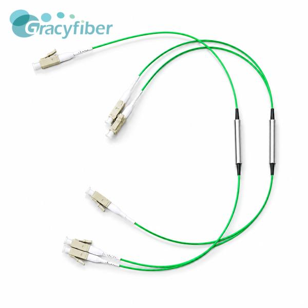 Quality 1x2 Tap WDM MM T30 R70 Multimode Fiber Coupler 850 950nm OM5 Corning Fiber LC UPC for Optical Monitoring for sale