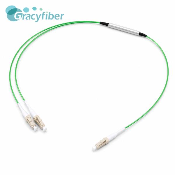 Quality 1x2 MM Tap WDM Module 850 950nm T50 R50 OM5 Multimode Fiber Tap Coupler Low Loss LC UPC Connector for sale