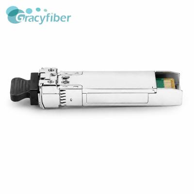 China 10G CWDM SFP+ Transceiver 1271 to 1611nm 10km Duplex LC DFB Laser PIN Receiver Single Mode Optical Module with DDM for sale