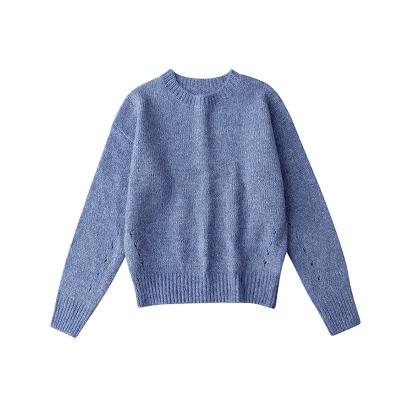 Cina l'abbigliamento del maglione delle donne del collo di tirata lungamente collega il maglione con un manicotto superiore tricottato del raccolto in vendita