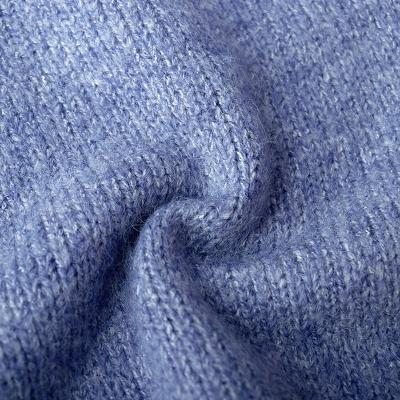 Cina l'abbigliamento del maglione delle donne del collo di tirata lungamente collega il maglione con un manicotto superiore tricottato del raccolto in vendita
