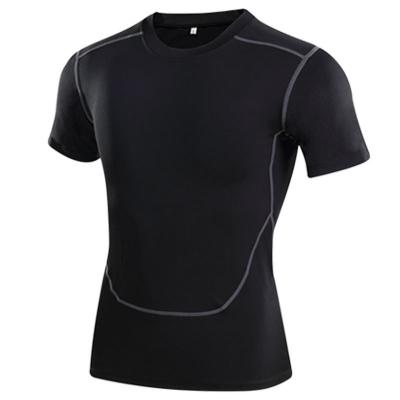 Cina Magliette strette di riciclaggio degli abiti sportivi del collo delle magliette flessibilità rotonda nera dell'abbigliamento di alta in vendita