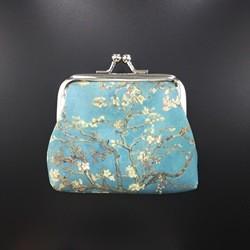 China New Cute Buckle Coin Purses Kiss-lock Change small dot fabric bag mini cute coin purse à venda