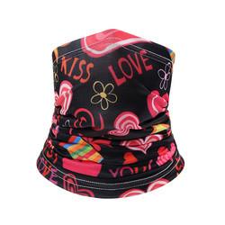 Cina wholesale custom USA flag neck gaiter kids bandanas cartoon unicorn rainbow wear in vendita