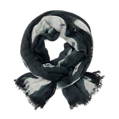 China wholesales fashion head hijab custom logo tassels women silk scarves zu verkaufen