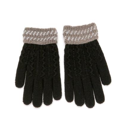 China wholesales custom kids five-fingers fashion gym simple winter warm and cold proof kintted  sports touch screen mitts Te koop