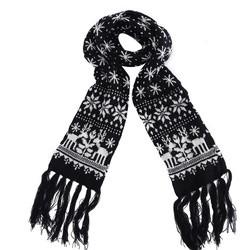 China Factory Supple Wholesale New Design Fashion Custom Winter Soft Business High Quality Knitted Tassel Soccer Scarf Te koop