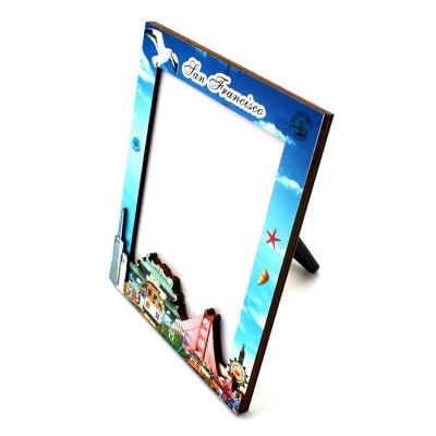 Cina La foto di U.S.A. San Francisco Tourist incornicia le strutture di legno degli azzurri del regalo del ricordo in vendita