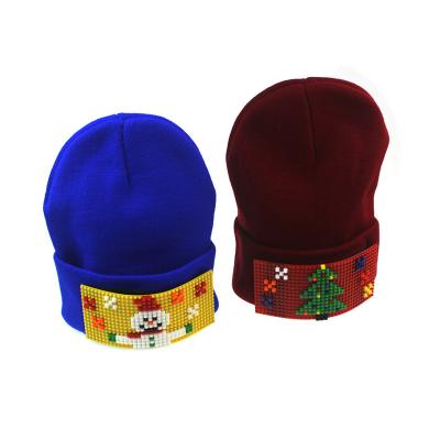 Cina Natale unisex Santa Claus Embroidery Winter Beanie Hats in vendita