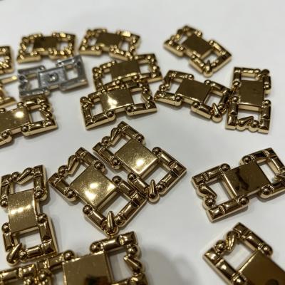 China Decorative Shoe Accessories Fashion Shoe Buckles Vintage Style Pin Buckle Closure Type for sale