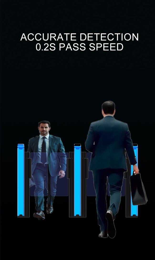 Ironman Intelligent Exported Good Quality Turnstiles of Speedgate Qr Code Reader Nfc Automatic Made of Aluminum Alloy