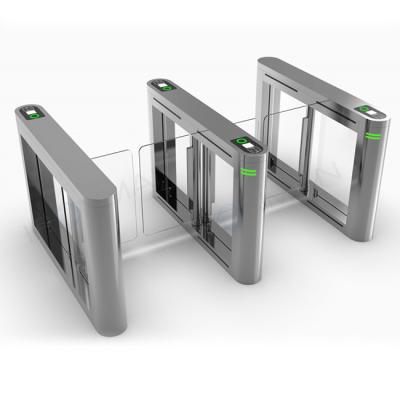 China Pedestrian Security Speed Gate Turnstile 1100mm Channel Width For Indoor for sale