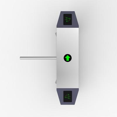 China Pedestrian Access Control Tripod Turnstile Barrier Gate with RFID Reader in Semi-auto mode for sale