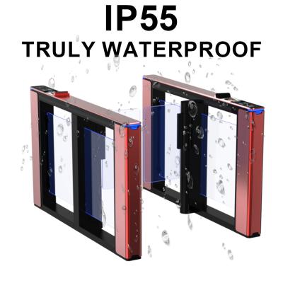 China Supermarket Face Recognition IM.LB01 NFC Speed Gate Turnstile with 8 Pairs of Infrared Detection Sensor and ≤1200mm Channel Width for sale