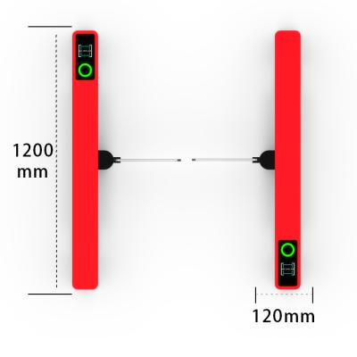 China Stainless Steel Turnstile Speed Gate Remote Control Indoor Office Anti Tailgating Fast Exit High Security RFID for sale