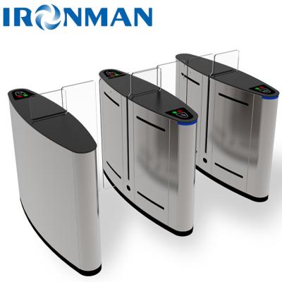 Китай Скоростной барьер Flap Door Optical Rapid Lane Turnstile для высококлассных дворцов продается