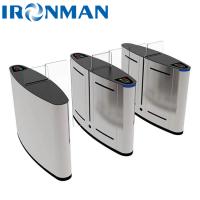 China Helios Face Recognition Access Control Turnstile with Alcohol Testing 400mm Size and 20,000 Face Capacity for sale