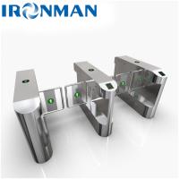 China Full Automatic Fingerprint Turnstile Biometric Access Control ESD Turnstile Gate System 1200mm 990mm for sale