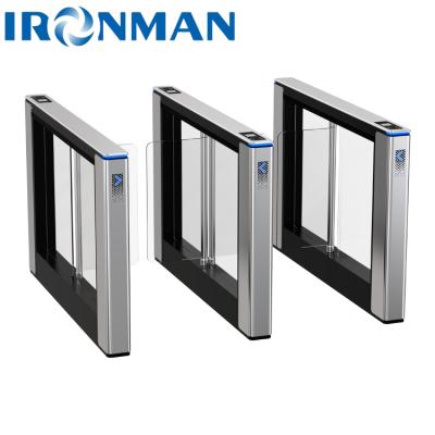 中国 腰高スイングゲート式回転式改札口 公共トイレ ジム用 亜鉛メッキ鋼板 レーザーロゴ 販売のため