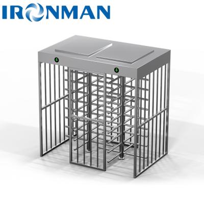 China Electronic Full Height Turnstile Gate Security Entrance 30-40 Persons/min for sale