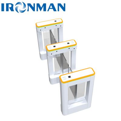 China Small Size Swing Gate Turnstile Built In Passage Indicator High Value For Money Suitable For Shopping Mall Pedestrian Management for sale