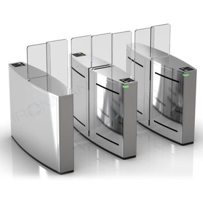 中国 RS232/RS485ドライコンタクト入力インターフェース付きの304ステンレス鋼スライディングゲートターンスタイル 販売のため