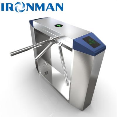 China High Security Drop Arm Turnstiles , Bi Directional Turnstile Stainless steel Housing for sale