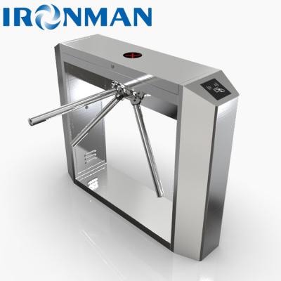 중국 세미 오토매틱 3각 회전식 십자문 게이트 접근 제어 304 스테인리스강 하우징 판매용
