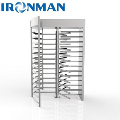 ステンレス鋼の完全な高さの歩行者の回転木戸AC220Vの従業員の入口の回転木戸