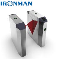 China Bevel Arc Wing Gate Turnstile Access Control System - 1200×280×980mm, 550mm Channel Width, 5 Million Cycle Life for sale