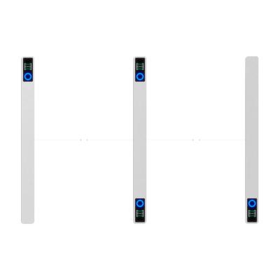 China Glass Wing Swing Barrier Turnstile with 600mm Wide Lane for High-Traffic Areas and Tempered Glass Wings for sale