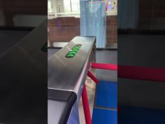 Security Tripod Turnstile Barrier Gate RFID Face Recognition 304 Stainless Steel Turnstile