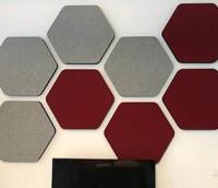 China Office Corridors Polyester Fiber Acoustic Panel Practical Sound Absorption for sale