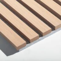 China Odorless Corridors Wood Veneer Slats Cladding Multipurpose Durable for sale